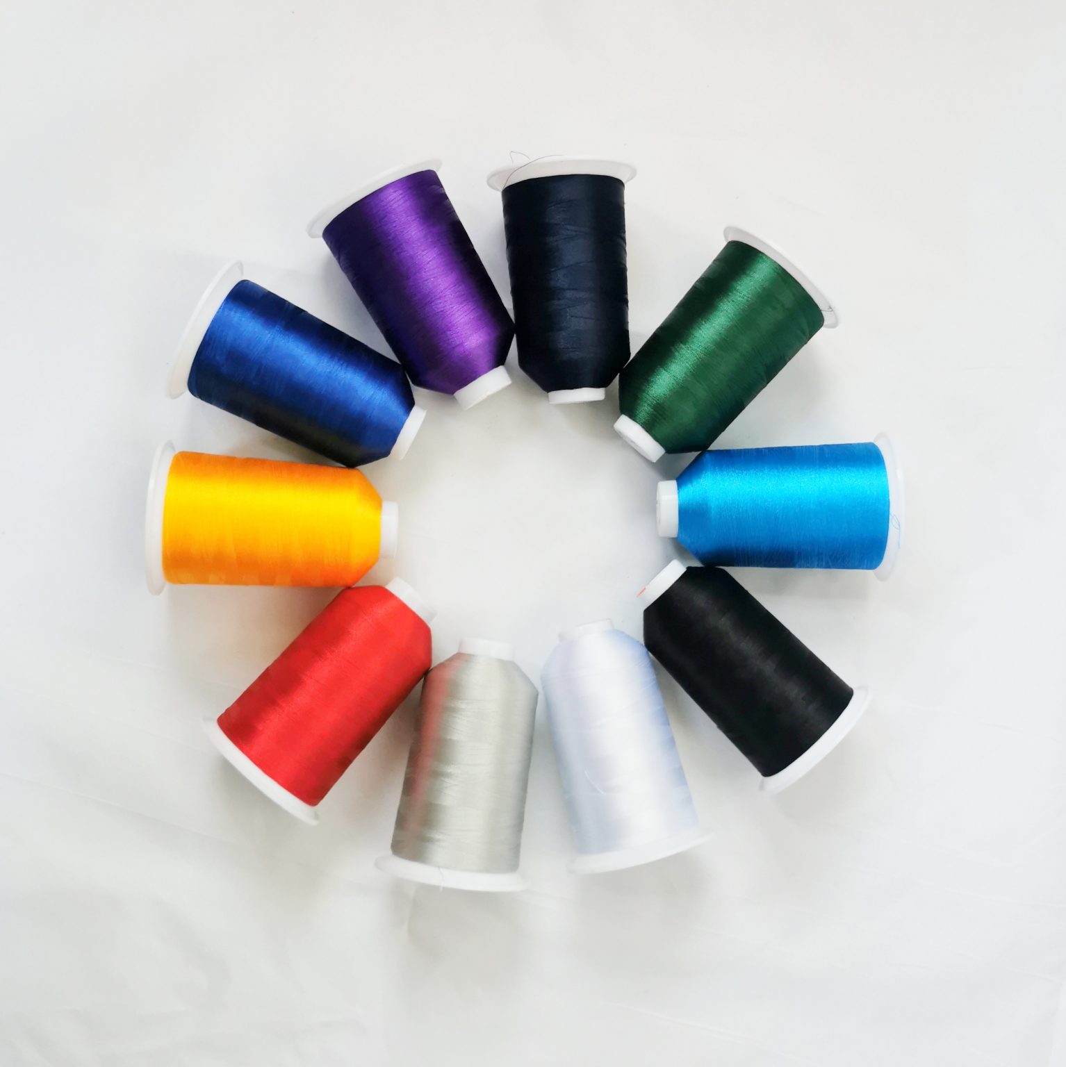 10 Color Set of Embroidery Threads – Sunway Embroidery Supplies